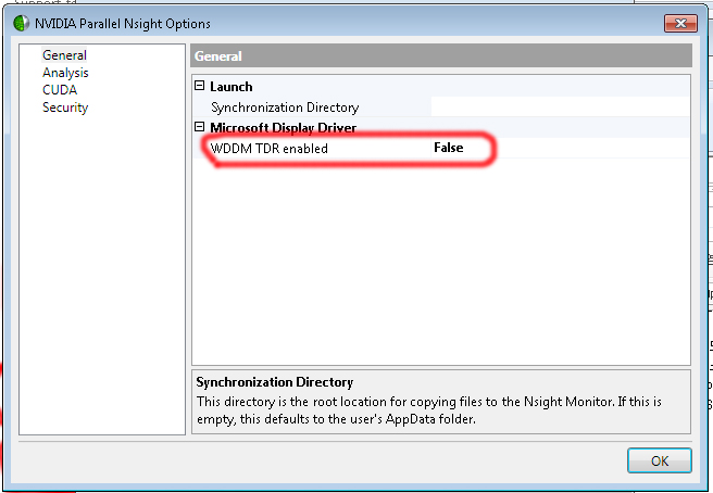 CUDA 로컬 디버깅 설정 – yuchi's development