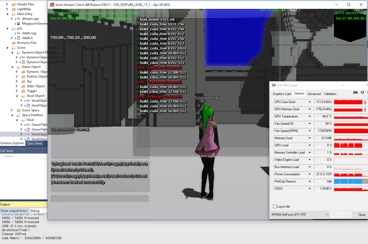CUDA를 이용한 복셀 월드의 라이트맵 계산 – yuchi's development